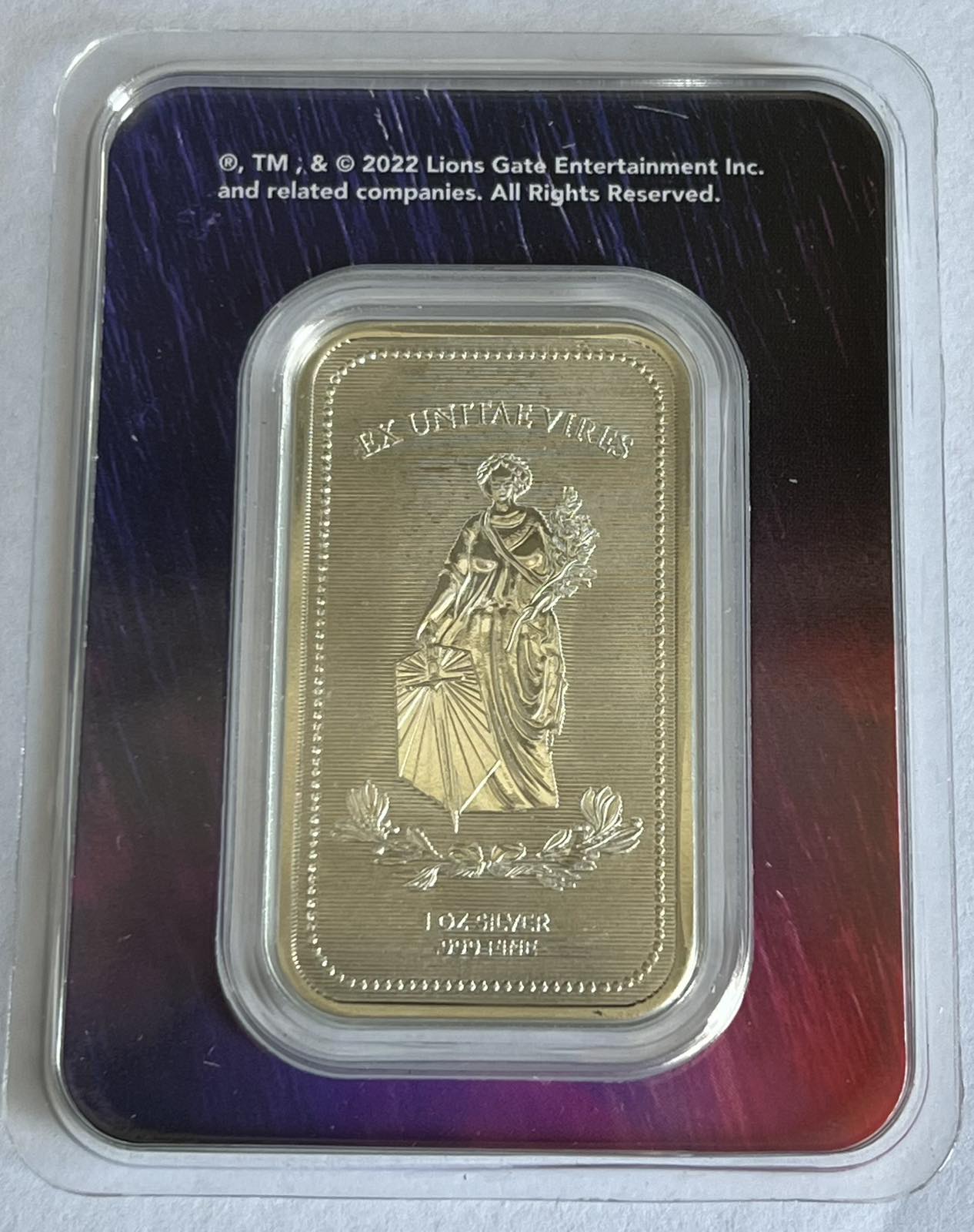 John Wick 1 Oz Silver Continental Bar In Tep Goldex168