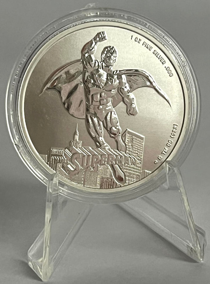 2023 Samoa Superman 1 oz Silver Coin BU in Capsule – Goldex168